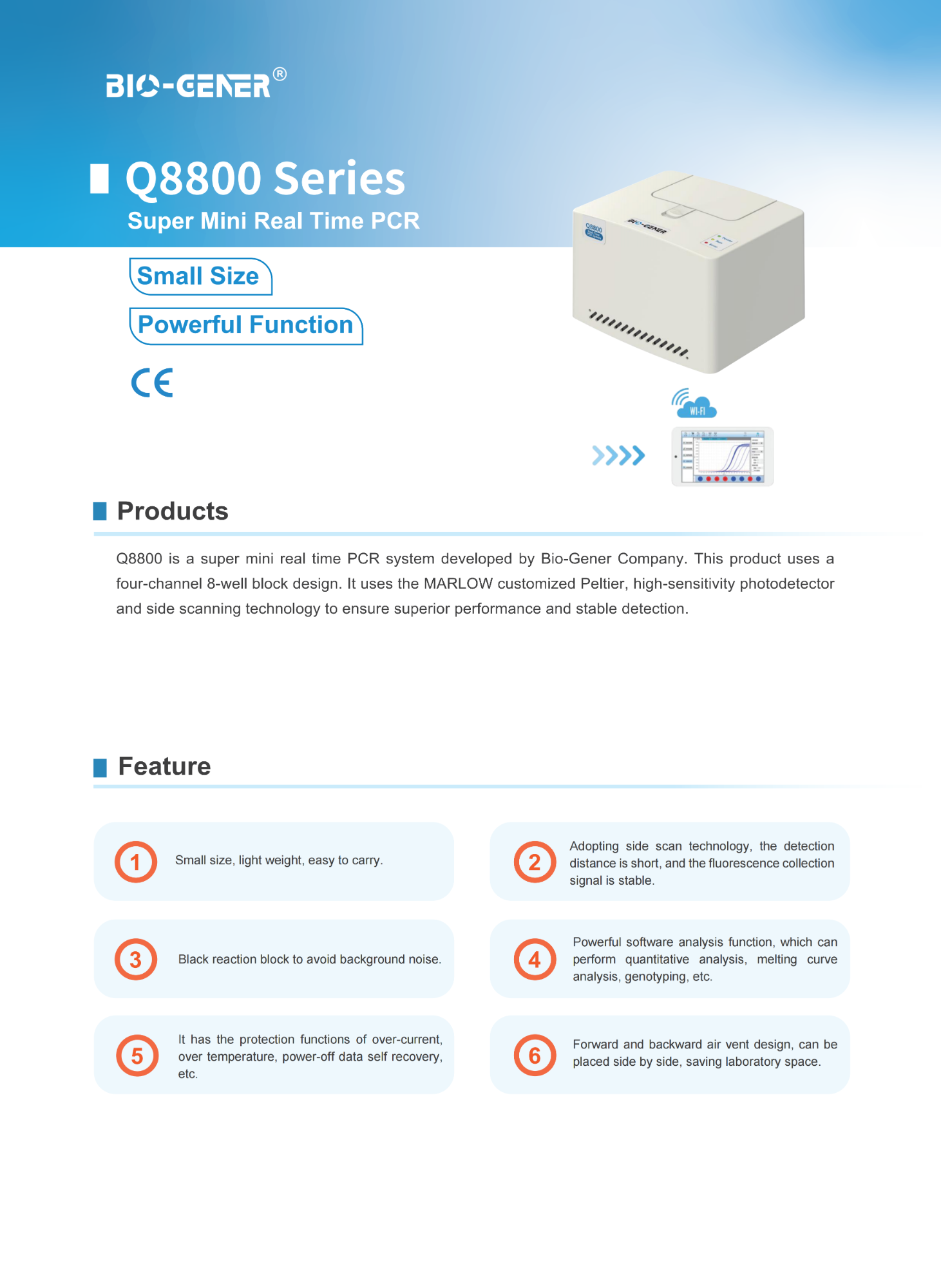 BIO-GENER Q8802 Super Mini Isothermal Amplification PCR Medical ...
