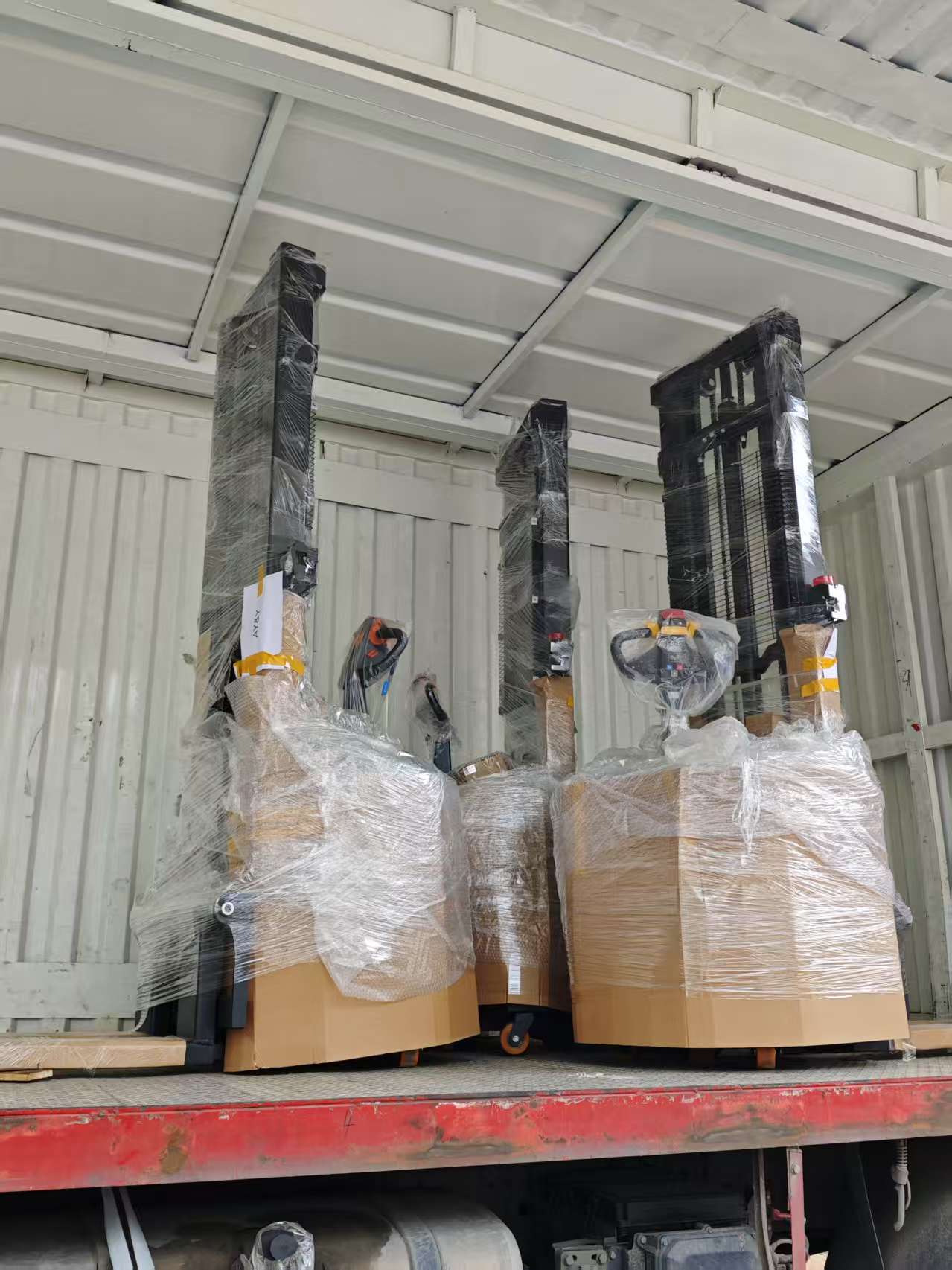New Lifting Full Electric Stackers Pallet Stacker Walking Type Electric ...