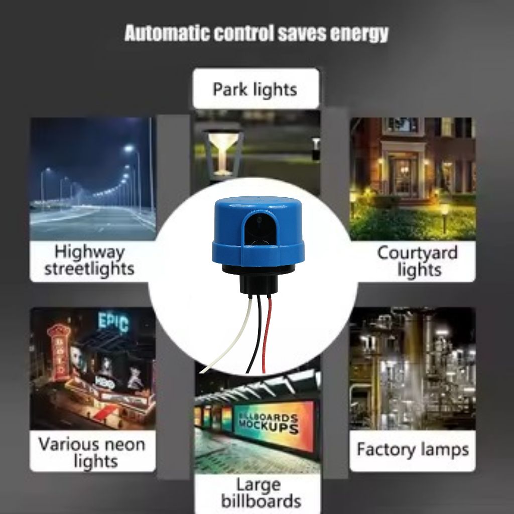 Rainproof Photocell Switch - Street Light Control Module, Outdoor ...