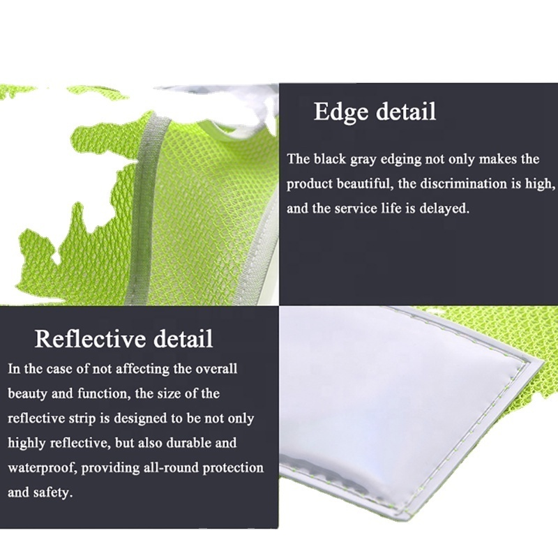 Reflective Vest High Visibility Safety Gear Outdoor Protector Tank Top ...