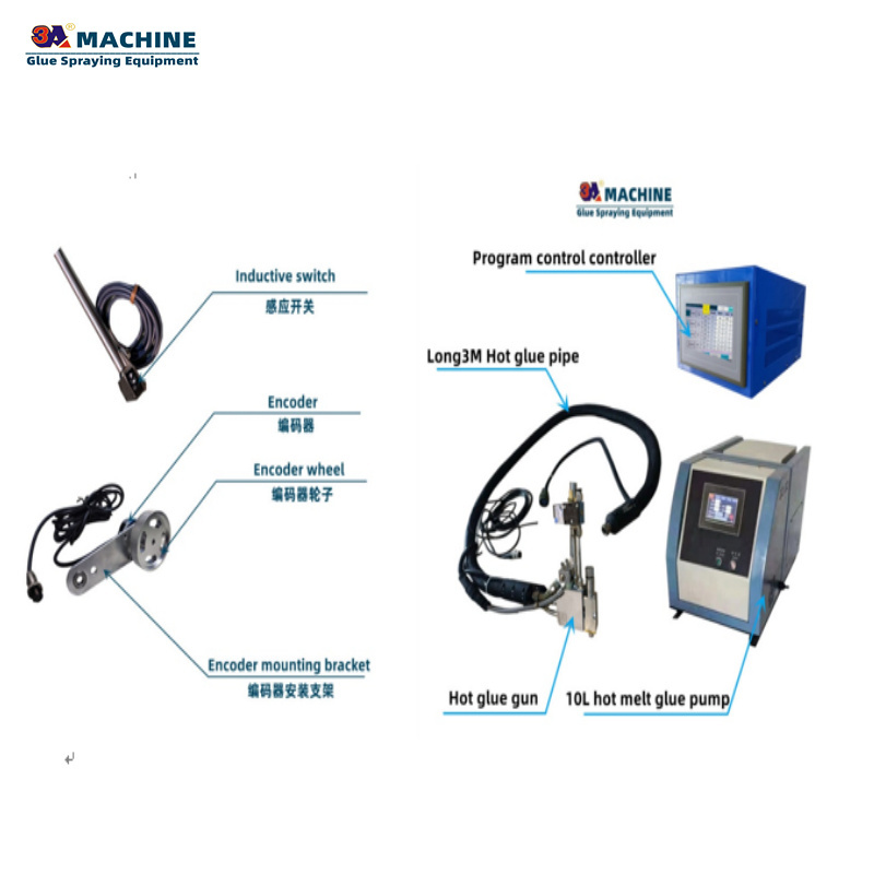 3A10L-4 Hot Melt Adhesive Dispensing System One controller with 4 guns 10L PUMP | Bestsuppliers.com