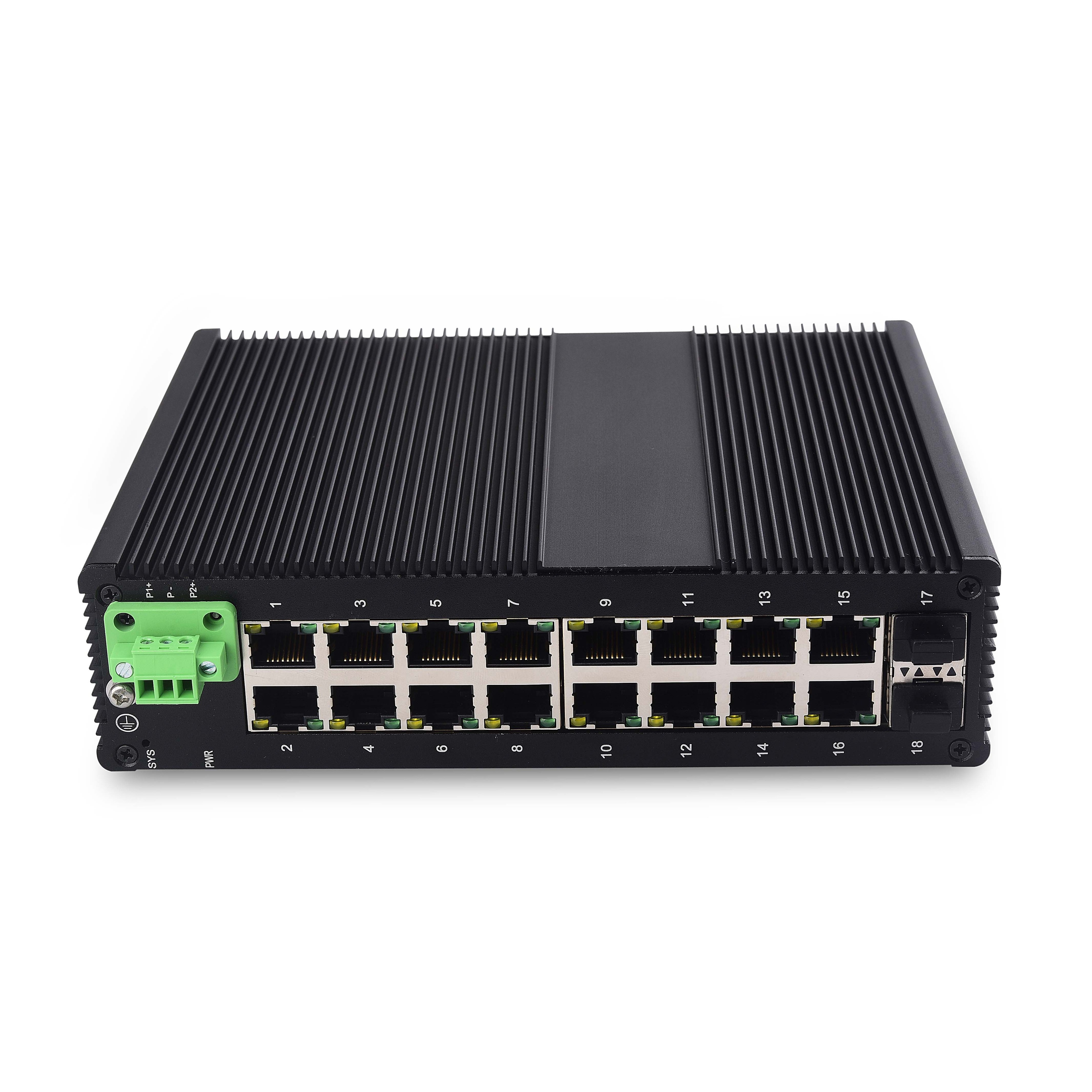 3C-LINK network Switch 48v 16 port poe switch gigabit 1 2 4 8 16 24 ...