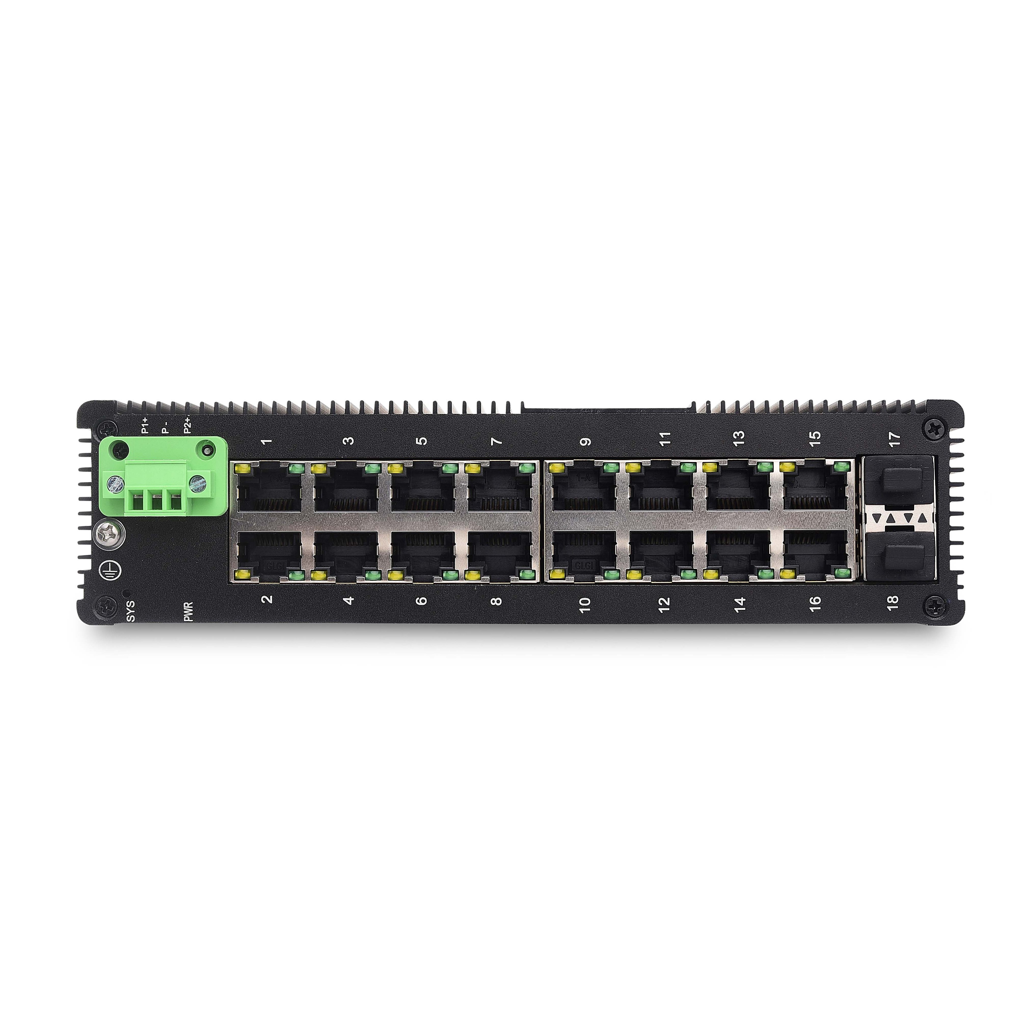 3C-LINK network Switch 48v 16 port poe switch gigabit 1 2 4 8 16 24 ...