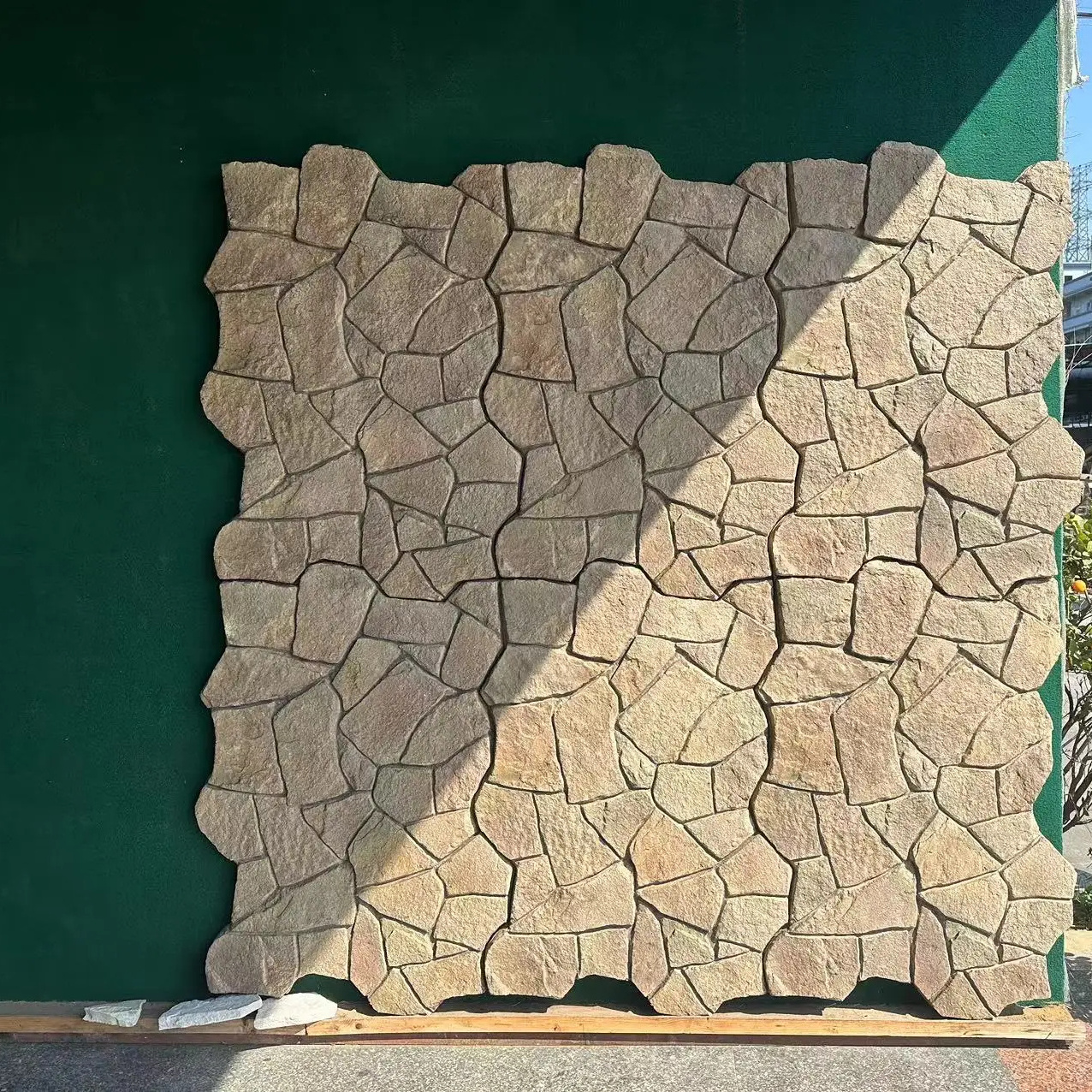 pu faux stone flexible outdoor stone wall panel resin lightweight pu ...