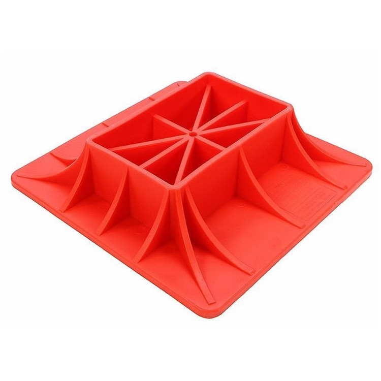 Heavy Duty Farm Off-Road Hi Lift Jack Plate FF-Road Base in red to ...