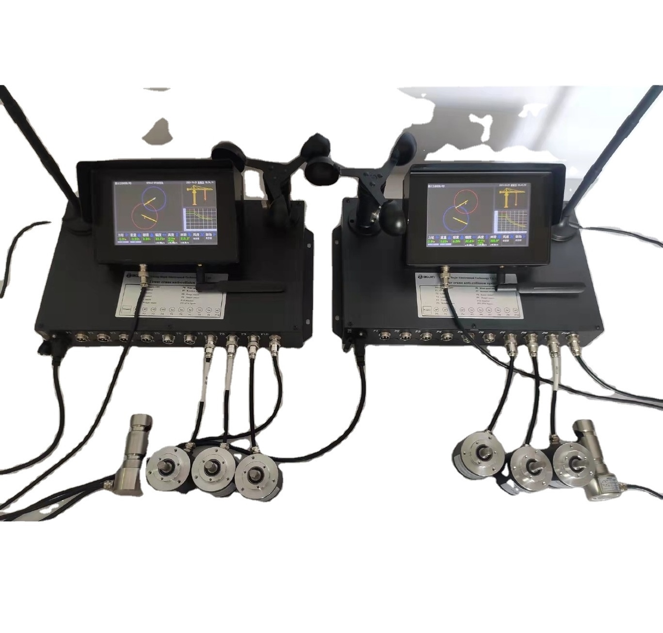 Bojin tower crane anti-collision system safety monitor system ...