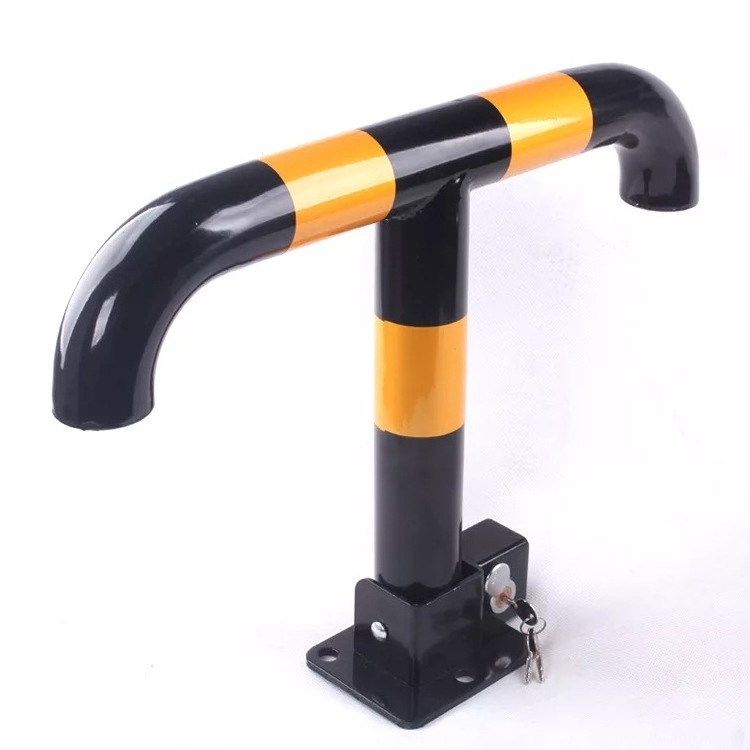semi automatic T Type Parking Lock Barrier, Parking Space Blocker ...