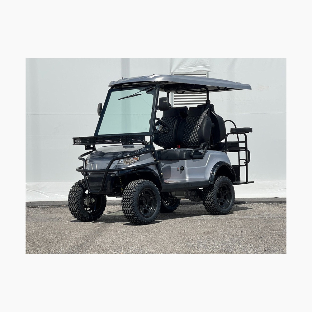 New Design 4 Seater Electric Golf Cart Club Car with Large Container ...