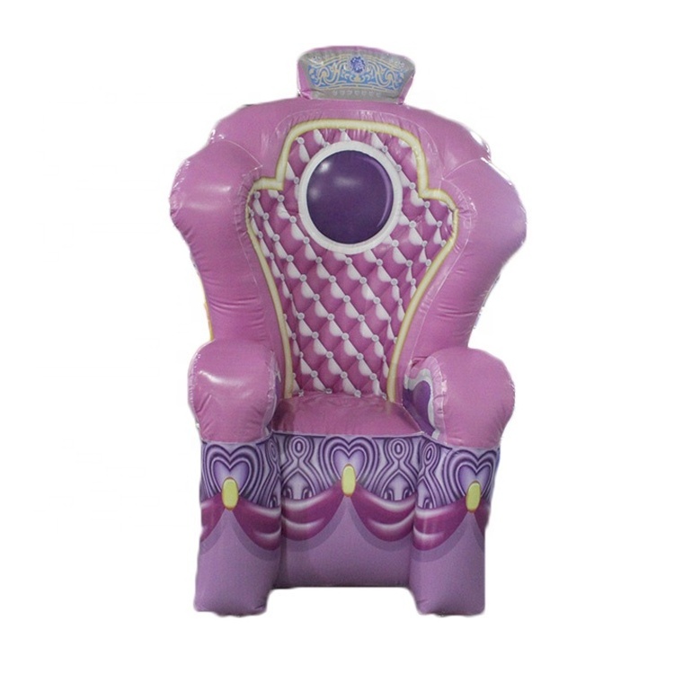 air tight inflatable throne chair for sale inflatable princess throne ...