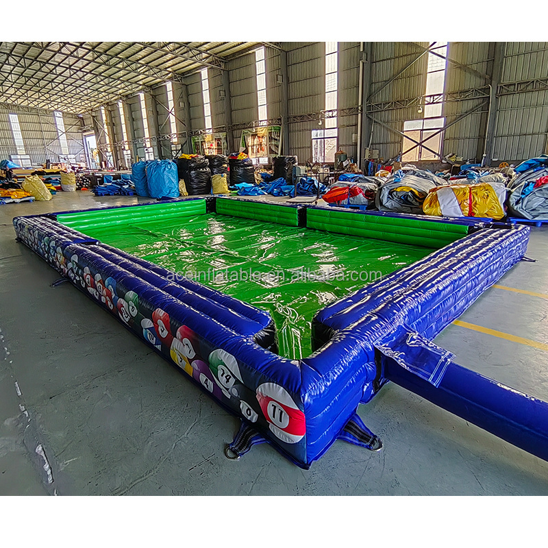 interactive sport game French inflatable Human Billiard Soccer Football ...