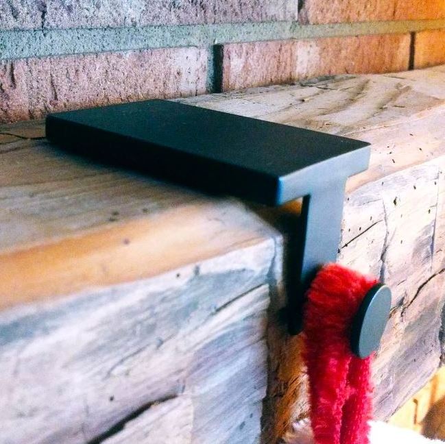 Christmas Tree Shape With Golden Color And Marble Base Stocking Holder ...