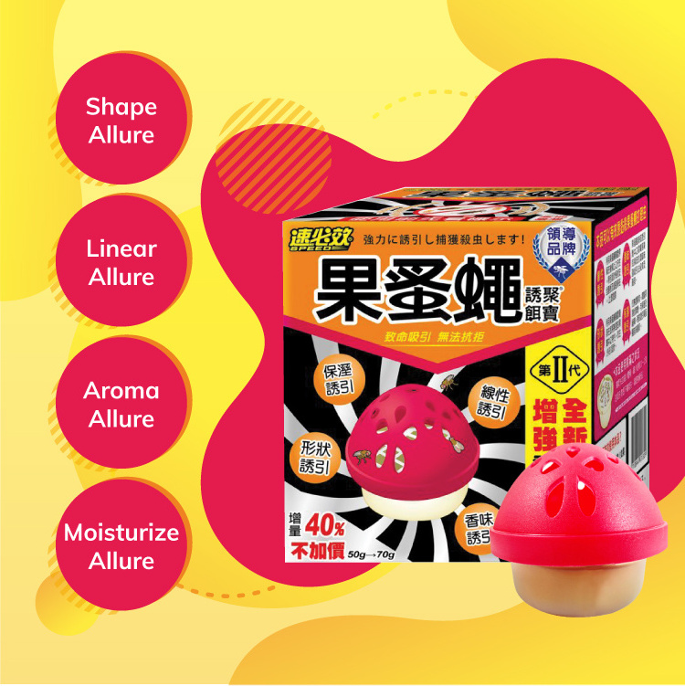 Adhesive Fruit Fly Trapper Sticky Jelly Trap for Effective Fruit Fly ...