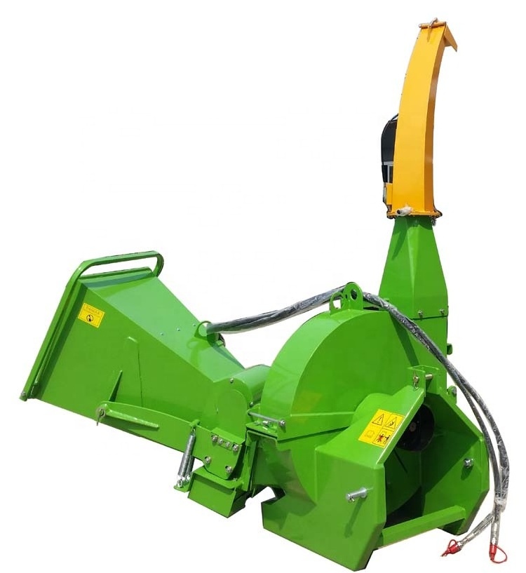 Forestry machinery tractor mounted PTO driven wood chipper machine ...