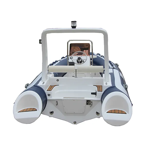 RIB480 Fiberglass Hull Hypalon PVC Inflatable Boat For 5-6 Persons ...