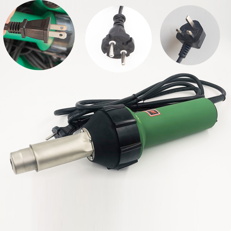 220V 1600W Hand Held Industrial Hot Air Heat Welder Pvc Plastic Welding ...
