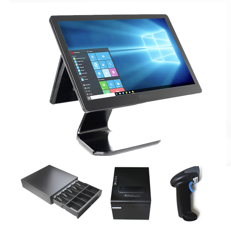 Android Pos Machine all in one windows 10 touch Screen pos systems 80mm printer android windows ...