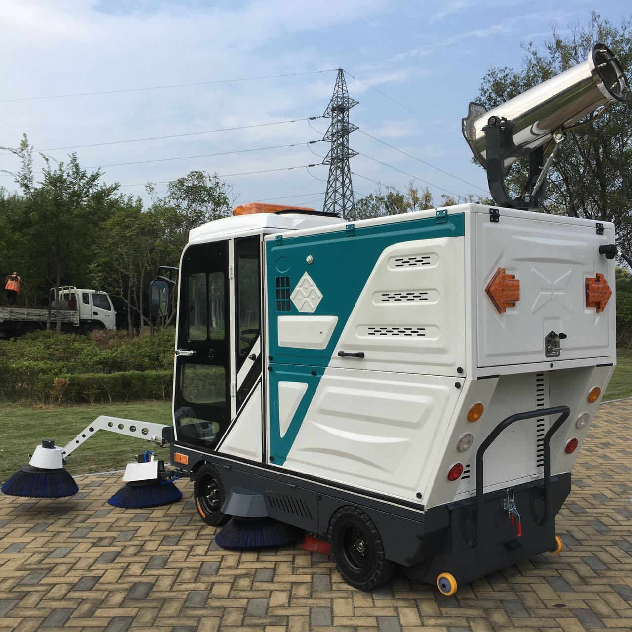 Best Price Large Trash Rash Bin Capacity Road Sweeper Large Battery ...