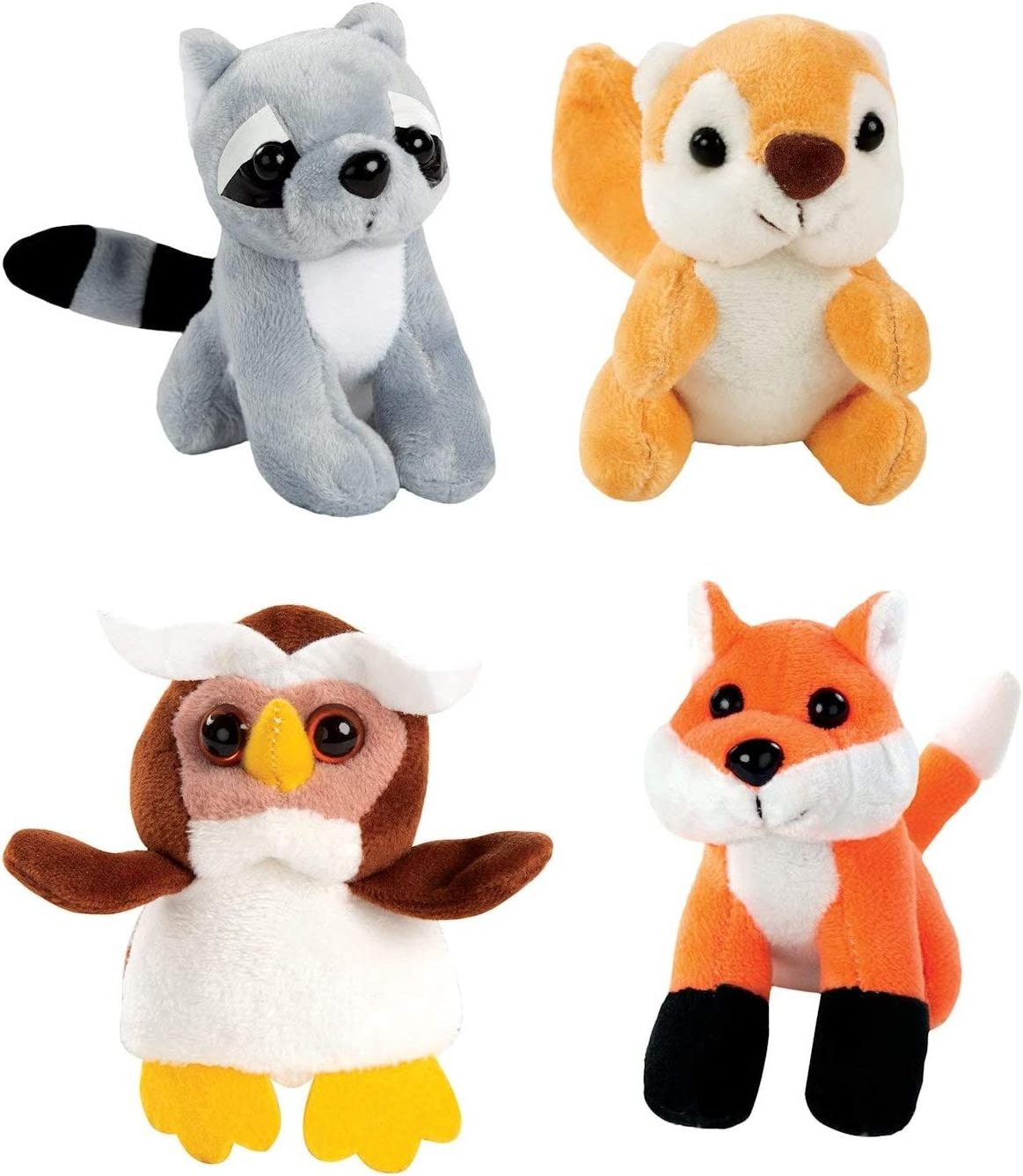 Talking Plush Woodland Animals 5 Piece with Handled Carry Case ...