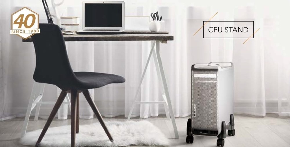 Rolling CPU Trolley Holder Computer Tower Stand AIDATA | Bestsuppliers.com