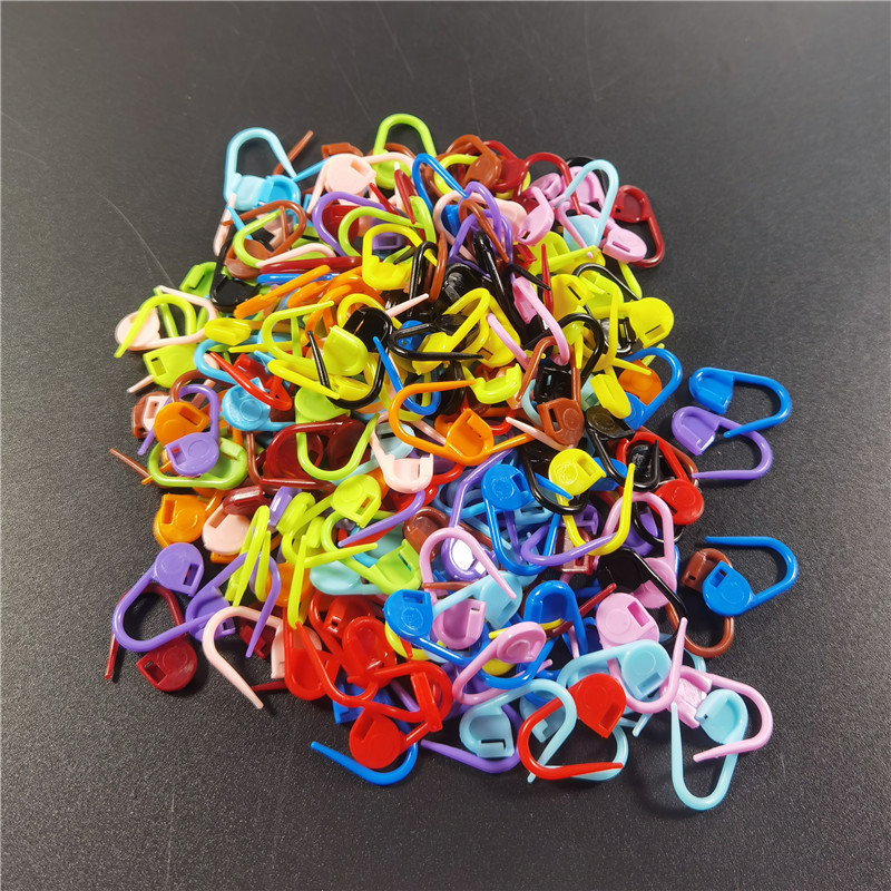 Assorted Color Crochet Locking Stitch Markers Knitting Stitch Counter ...