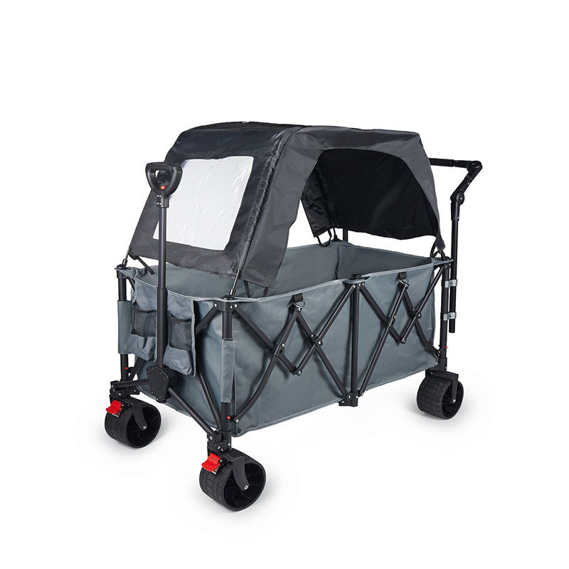Custom Kids Shopping Camping Portable Sports Wagon 4 Wheel Beach Wagon ...