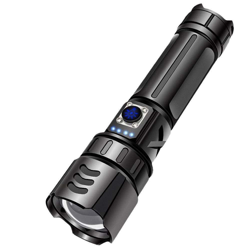 3000 Lumen Zoomable Torch Lights Aluminum Alloy Material High Power LED Flashlight P70 LED with ...
