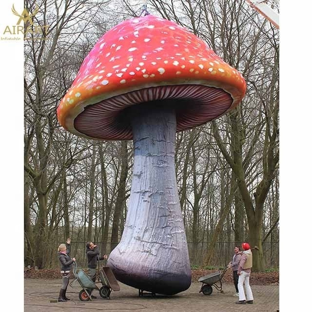 Giant Inflatable Mushroom With LED Lights For Large Music Festival ...