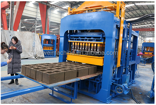 QT10-15 Automatic plastic brick machines concrete block machine for ...