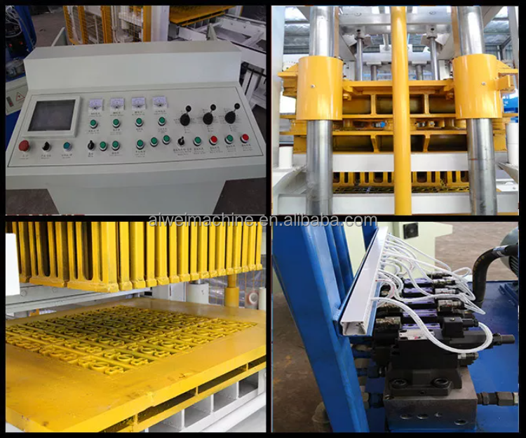 QT10-15 Automatic plastic brick machines concrete block machine for ...