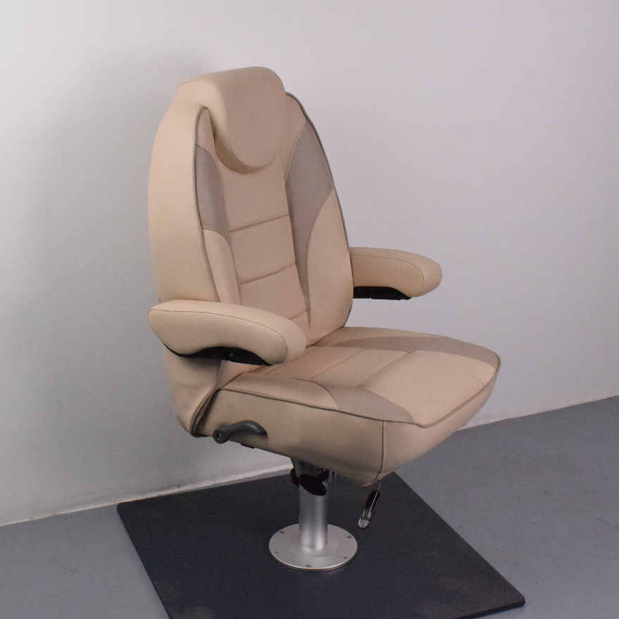 Luxury Comfortable High back Captain Helm Seat with arm rest and ...