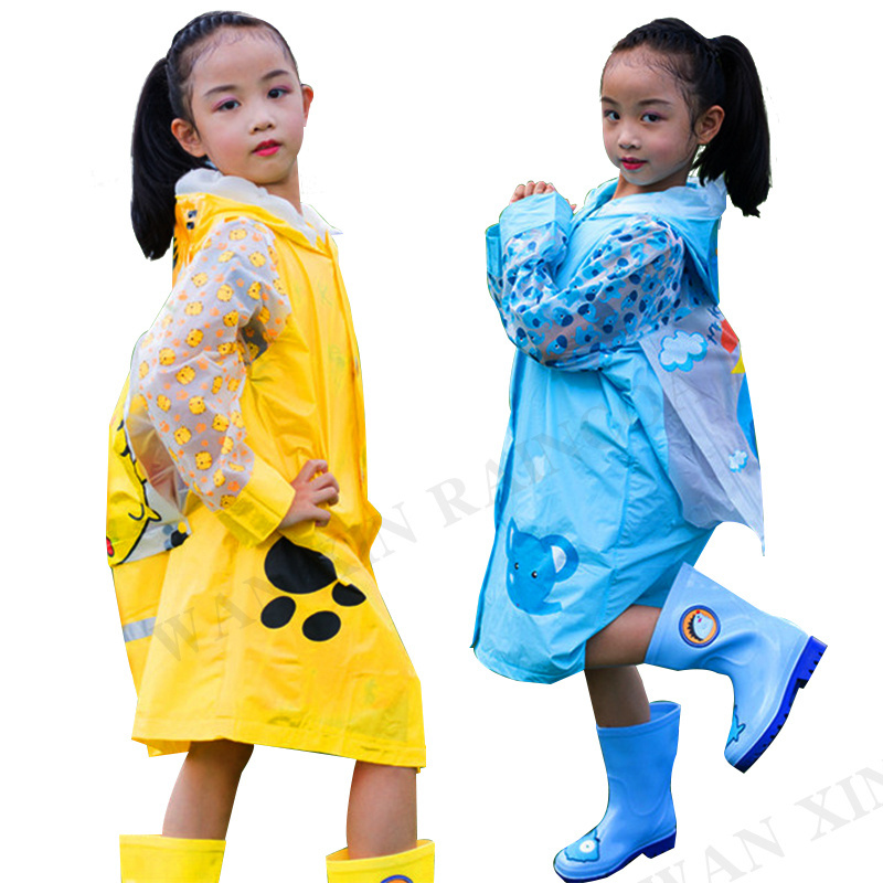 Children Toddler Rain Wear Children's rain poncho Children's Raincoat Girls Boys waterproof rain ...