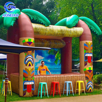 Santa Inflatable Tiki Bar