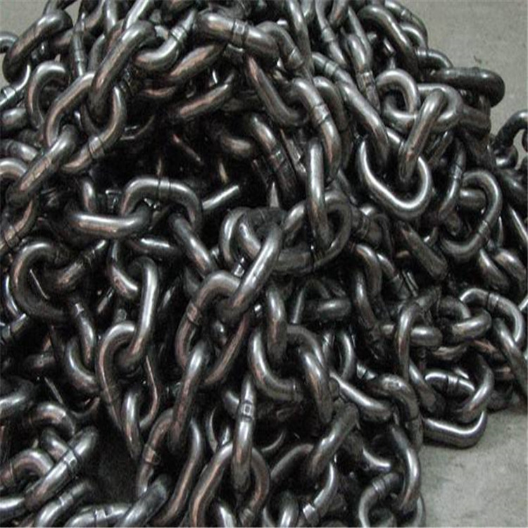 Sling Anchor Stainless Steel Link Chain G80 Grade Black Drag Chain high ...