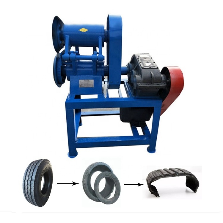 Old Tire Circle Cutting Recycling Machine waste tire tread sidewall ...