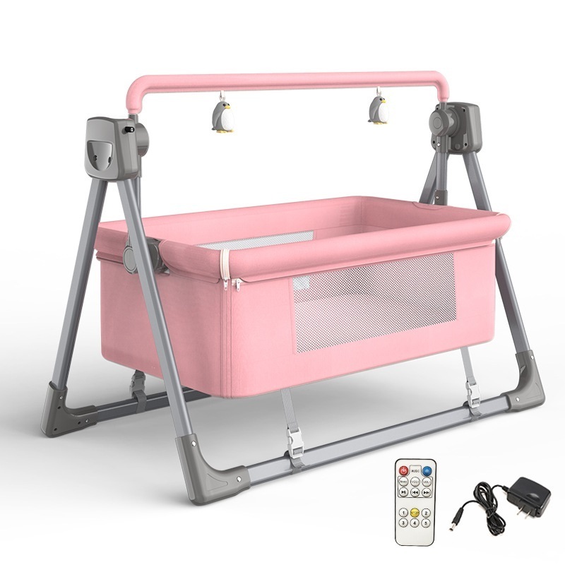 Automatic Electric Cradle Hanging 1 In Bedding Bouncer Cot Crib ...