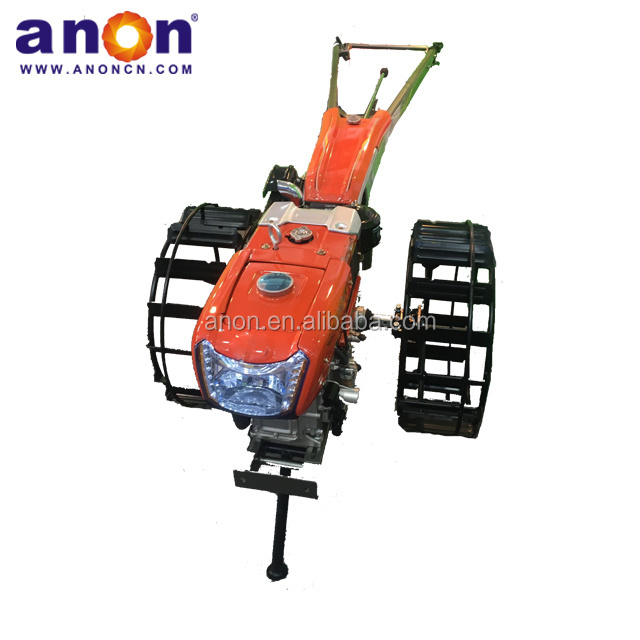 ANON two wheels diesel power hand tractor 16hp 18hp 20hp walking behind ...