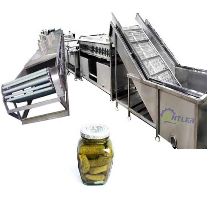 Complete pickled Gherkin cucumber processing line/canned cucumber ...