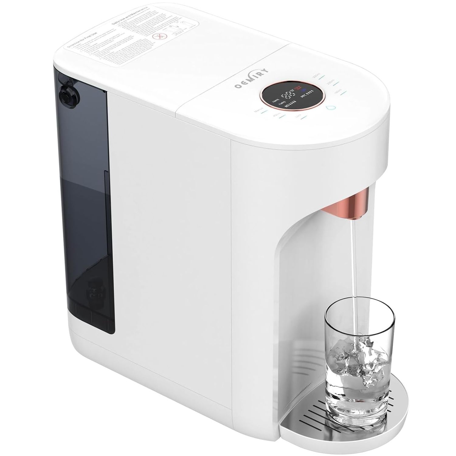 Electric Countertop Reverse Osmosis Water Filtration Purification ...