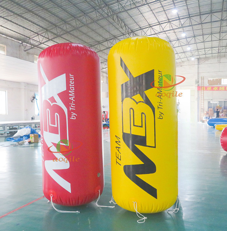 Cylindrical Inflatable Swimming Buoy Special Mark For Open Water ...