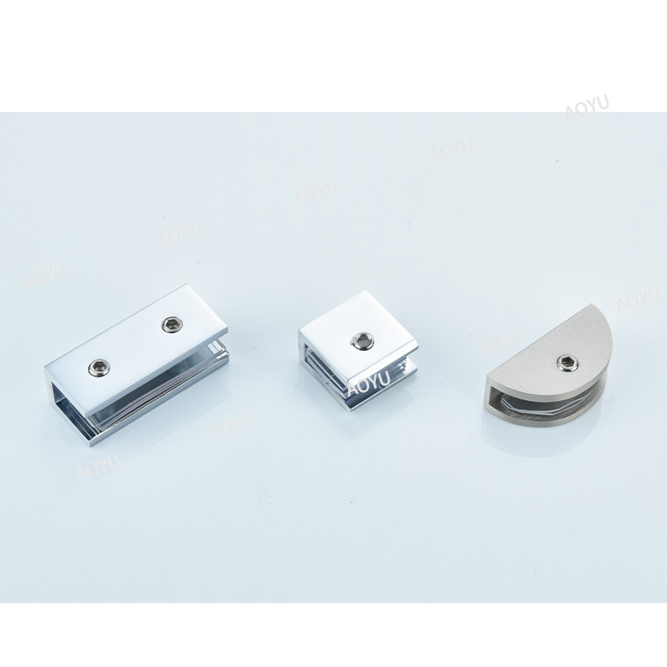 316 stainless steel 90 degree corner square rimless 6mm glass clamp ...