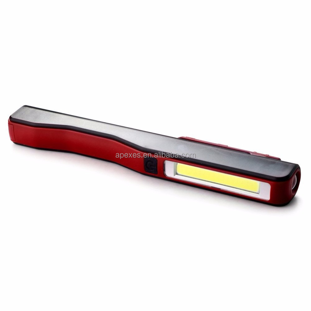 mini inspection pen work light cob led pocket light rechargeable torch ...
