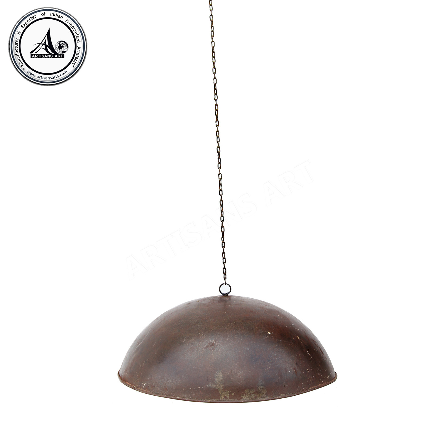Vintage rustic metal round pendant lamp antique industrial ceiling lamp ...