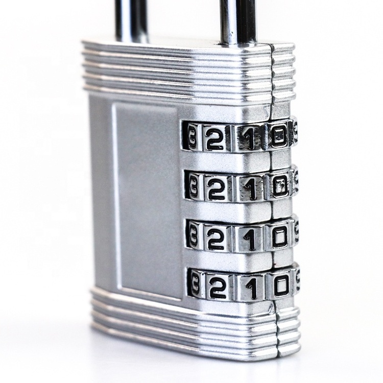 Combination Lock 4 Digit Outdoor Waterproof Padlock for School Gym ...