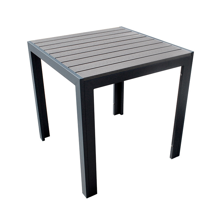 Garden Aluminum WPC Patio Chairs Outdoor Composite Furniture ...