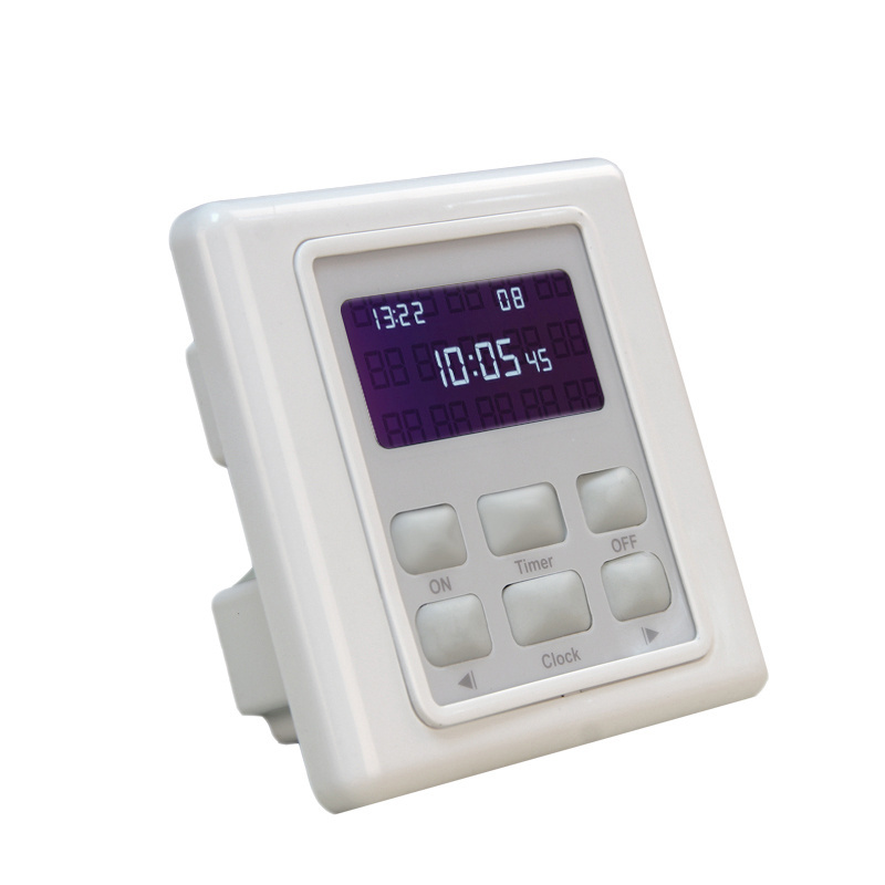 220V LCD Display Digital Timer Switch wall mounted | Bestsuppliers.com