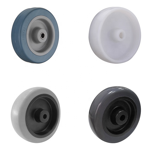 50mm Thermoplastic Rubber 2 inch Wheel trolley caster PP core TPR ...