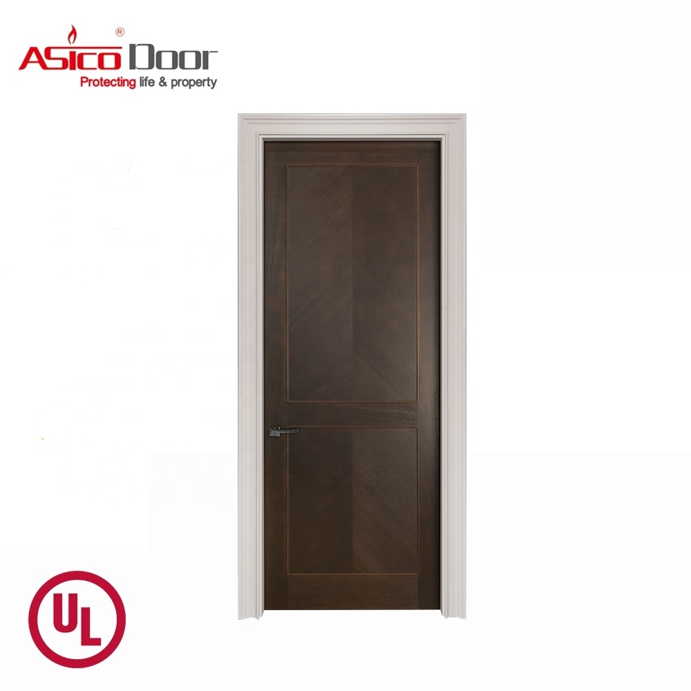 ASICO UL Listed Wood Fire Rated Timber Hotel Door For Commercial ...