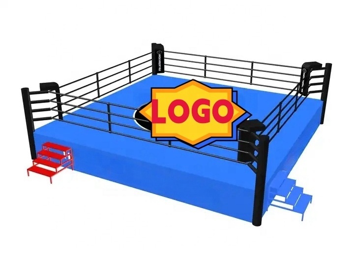 Custom floor type portable boxing ring for boxing training sanda ...