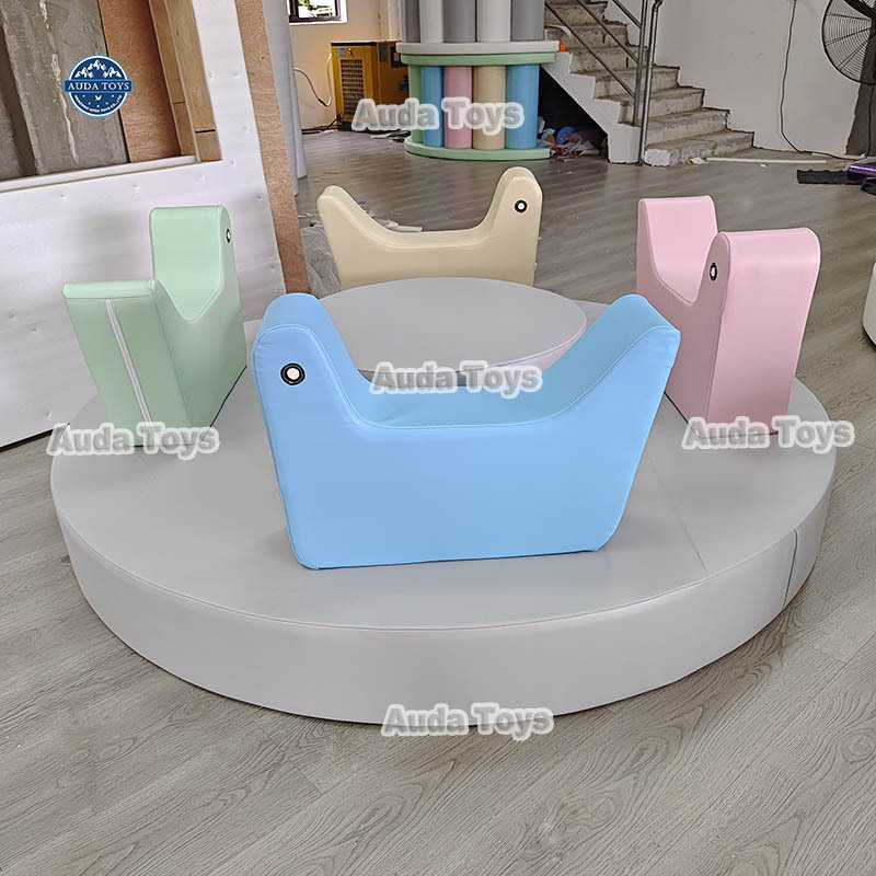 Electronic Indoor Playground Kids Soft Play Merry Go Round For Rental ...