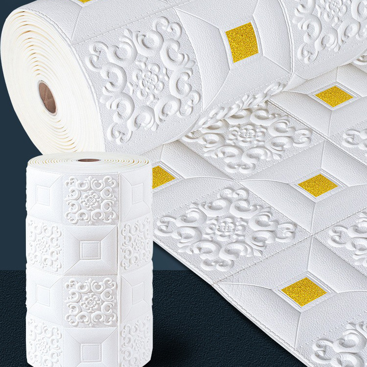 3d pvc wall paper self adhesive ceiling peel and stick home decoration ...